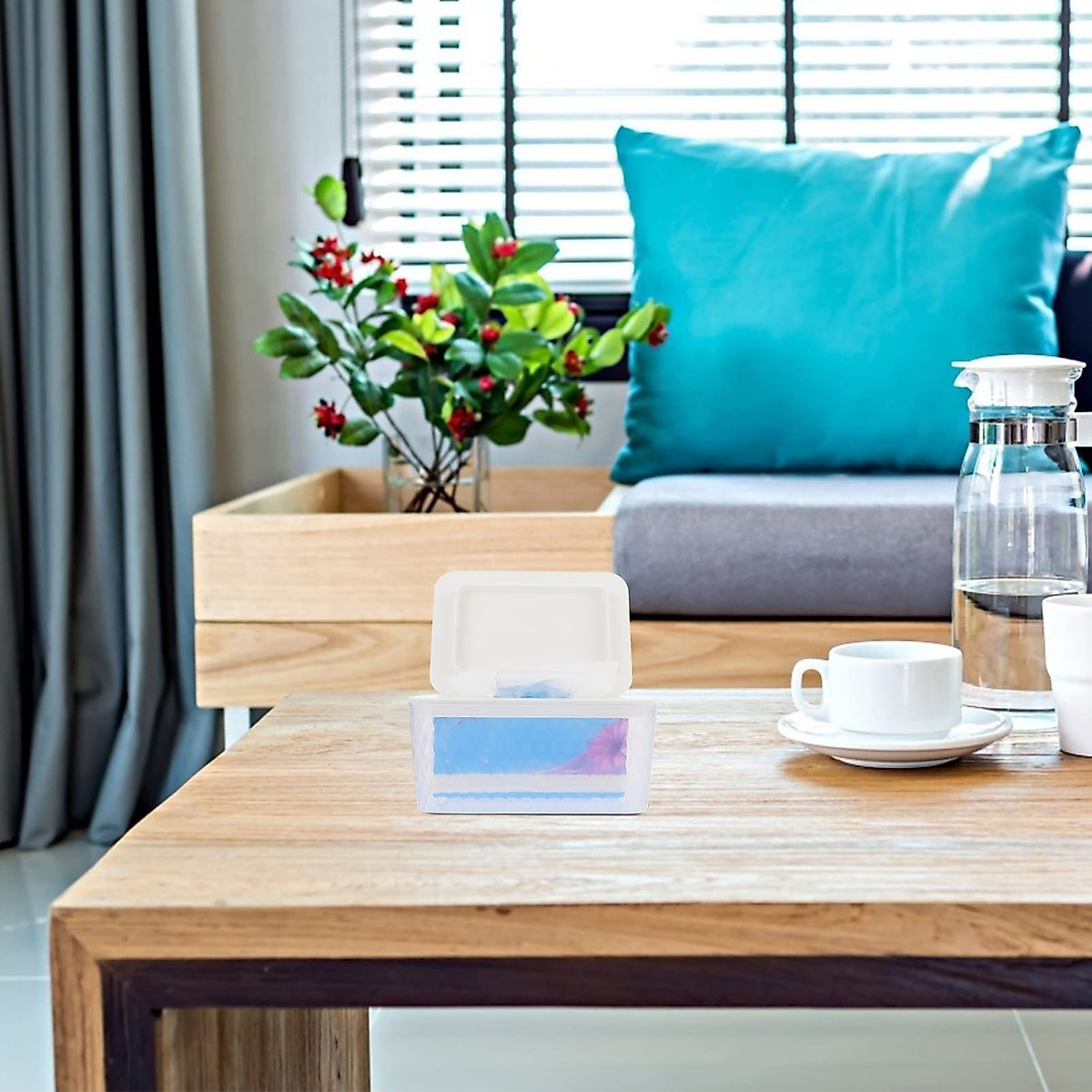 Reusable Box, Dry Wet Tissue Paper Case, Travel Case Wipes Dispenser, Baby Napkin Storage Box 1pc