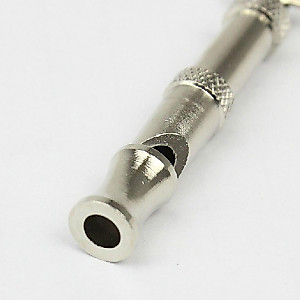 LNYMZD Silver Pets Whistle Adjustable Pet Training Sound Control Stainless Steel Puppy Bark Whistles with Suspendable Key Chain Dogs Training and Behavior Aids