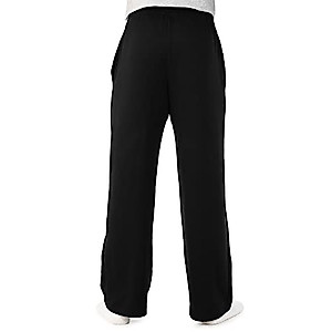 Fruit of the Loom Men's Fleece Sweatpants, Black, XX-Large