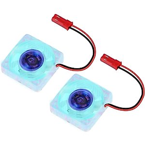 2/4pcs Raspberry Pi 4 Fan Raspberry Pi Cooling Fan Brushless CPU Quiet LED Cooling Compatible with Raspberry Pi 4/Pi 3/3B+/4B/Pi Zero w (2)