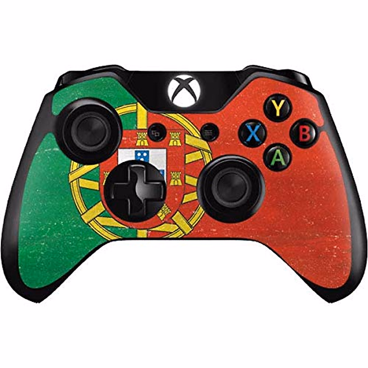 Skinit Decal Gaming Skin Compatible with Xbox One Controller - Originally Designed Portugal Flag Distressed Design