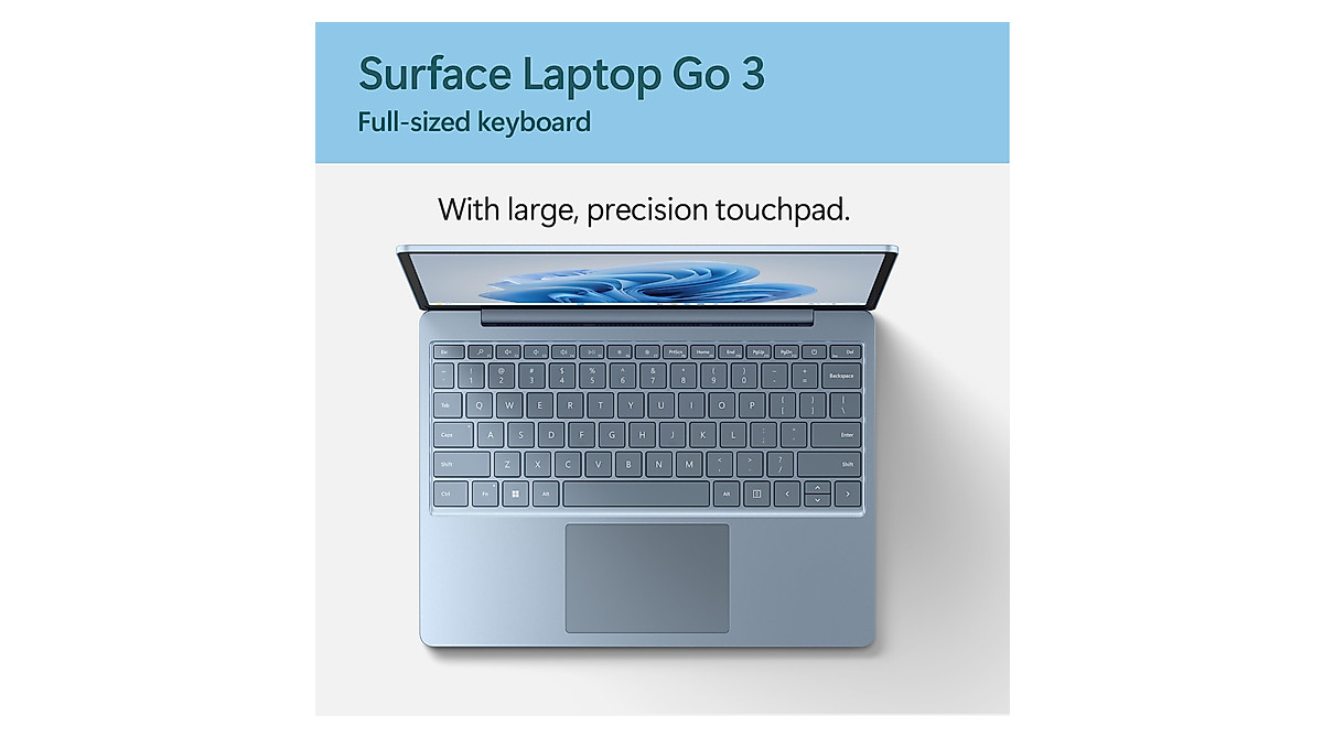 Microsoft Surface Laptop Go 3 2023 - Light & Powerful Touchscreen Laptop