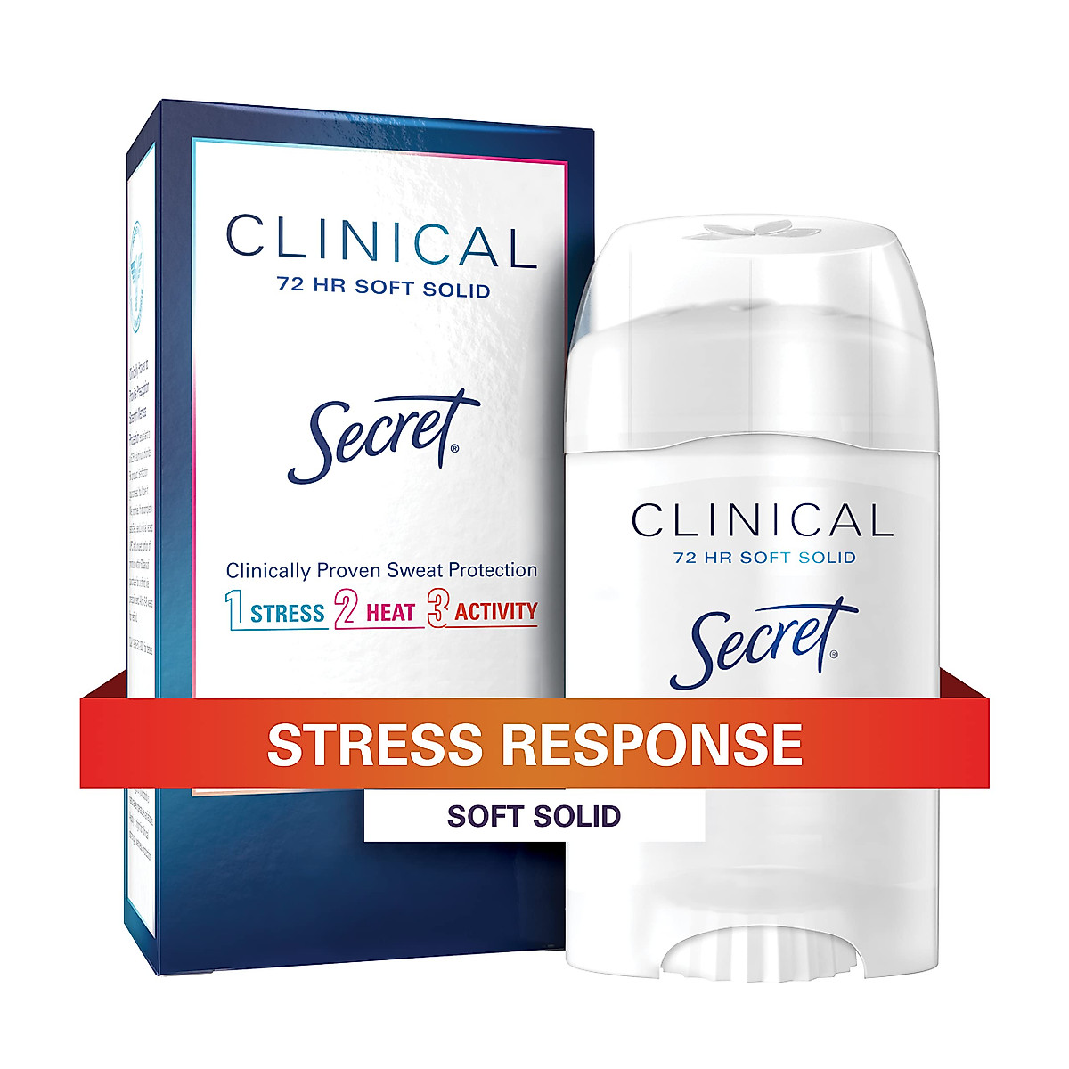 Secret Clinical Strength Stress Response antiperspirant & Deodorant, Serene Citrus - 1.6 Oz