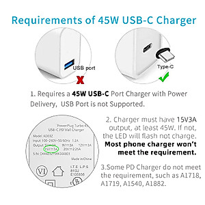 Sisyphy Male & Female USB C Charging Cable Bundle for Surface, 6ft Nylon Male Cable and 0.7ft Female Cable, Compatible for Microsoft Surface Pro7 Go2 Pro6 5/4/3 Surface Laptop1/2/3 & Surface Go