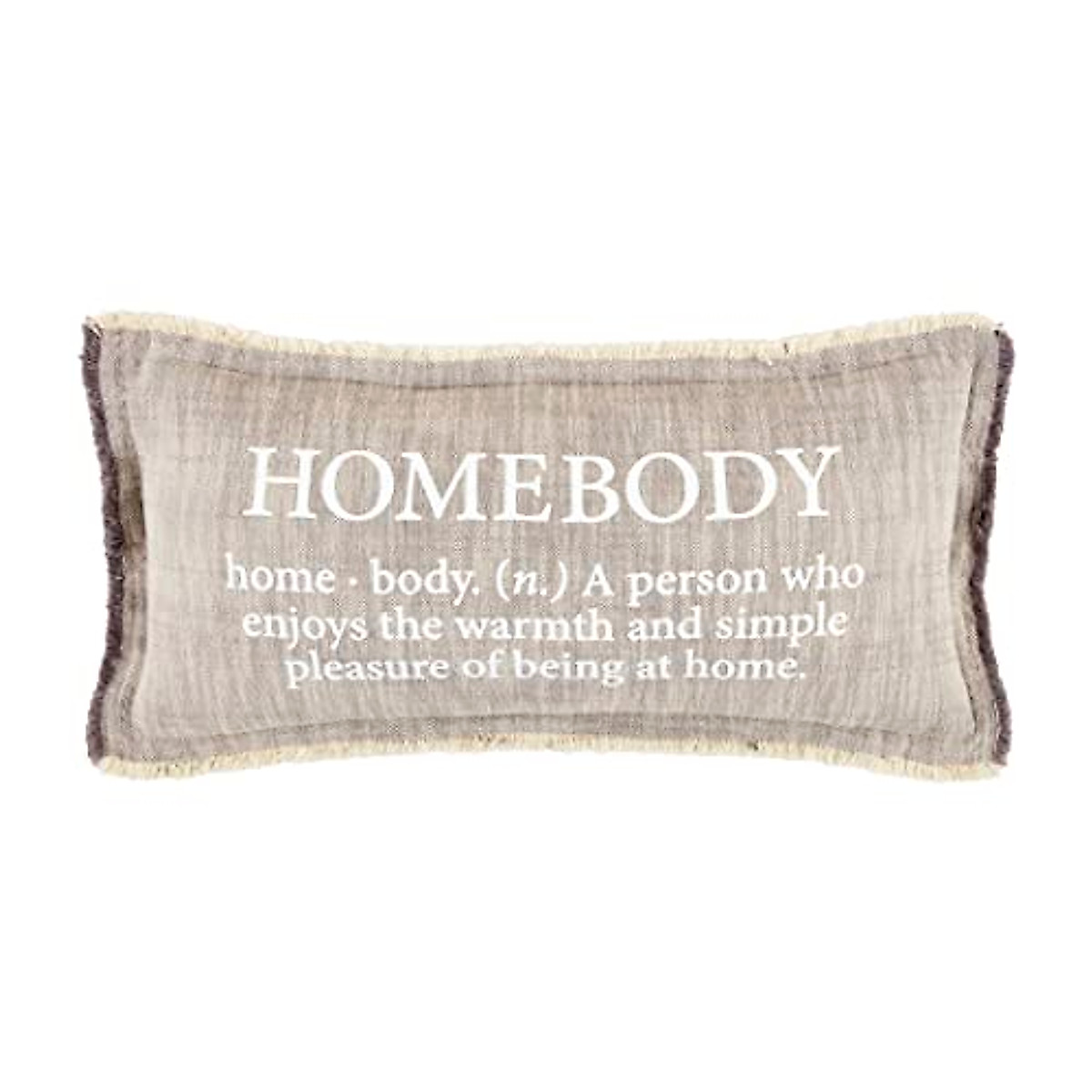Mud Pie Pillows, Homebody, 22" x 11", Definition