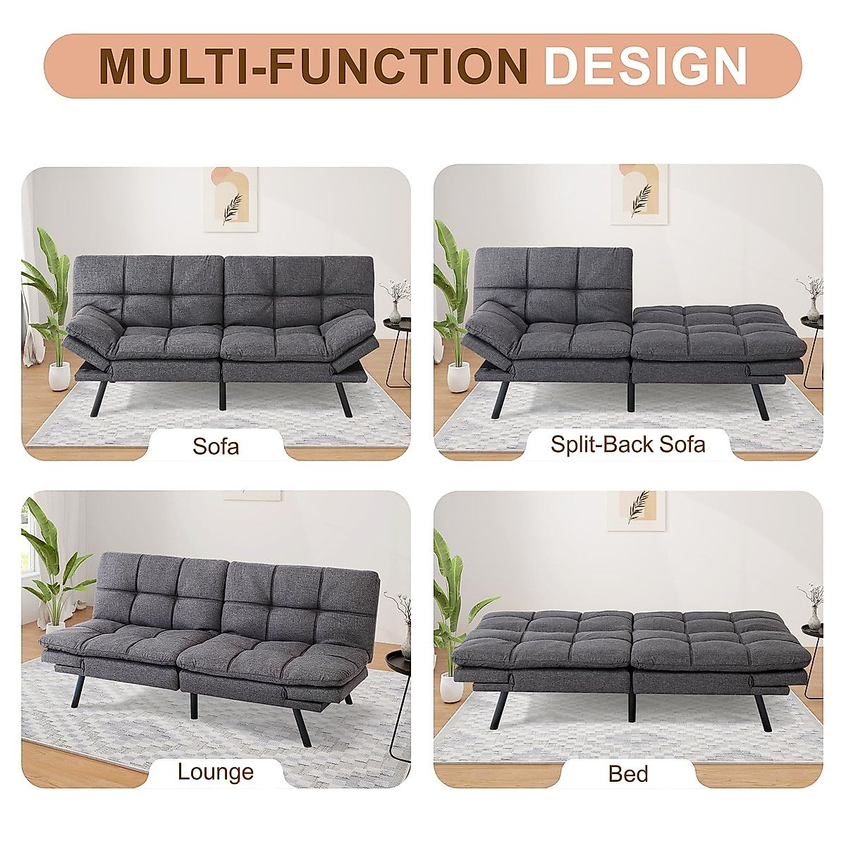 MUUEGM Sofas, Grey