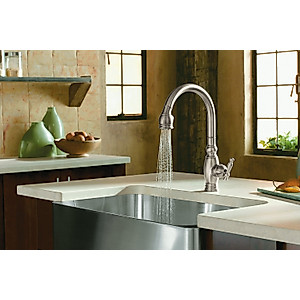 KOHLER K-690-BV Vinnata Kitchen Sink Faucet, Vibrant Brushed Bronze