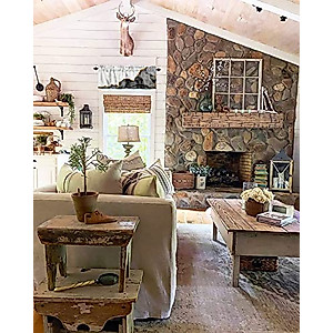 RainbowDay Valance Curtain Elegant Decorative Rod Pocket Valances Wild Marble Pattern Gold Black Grey White Ombre Window Curtain Valance for Kitchen Bathroom Bedroom Basement Cafe,1 Panel 54x18 Inch