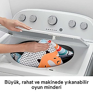 Fisher-Price 3-in-1 Music, Glow and Grow Gym, Infant Activity Play mat for Tummy time and take Along