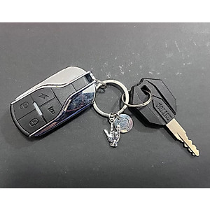 Sign Language Key Ring/Keychain/Zipper Pull - Sign Language Keychain - I Love You Sign Language - ASL Keychain - Signing Keychain