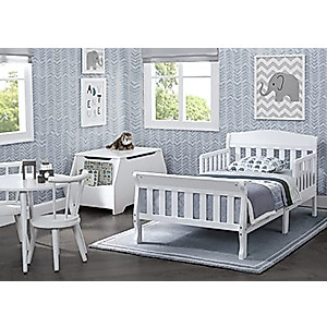 Delta Children Canton Toddler Bed - Greenguard Gold Certified, White