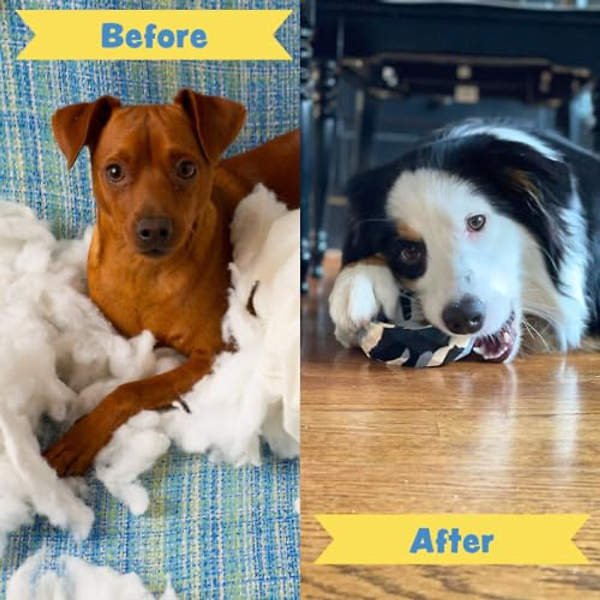 Sweet Paws Chunky Teething Rings for Dogs, Bracelet Food Grade Silicone Puppy Chew Toys for Large Puppies, Durable Dog Ring Toy for Medium Large Dogs, Puppy Teething Chews - Pink Lemonade