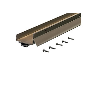 M-D Building Products 69554 1-3/4-Inch by 36-Inch DB003 U-Shaped Door Bottom with Drip Cap, Bronze