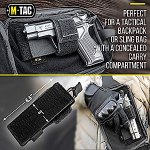 M-Tac Universal Gun Holster for Concealed Carry CCW Holster - Handgun Storage - Pistol Concealed Carry Holster for Men and Women (Black)