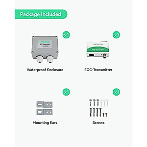 LINOVISION EOC Transmitter with Waterproof Enclosure, Used with EOC Receiver or EOC Switch for Upgrading Analog Surveillance System to IP Surveillance System