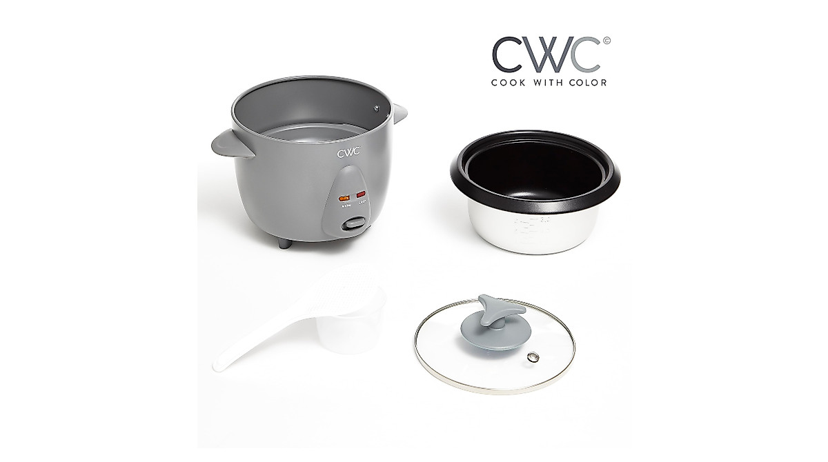 COOK WITH COLOR 6 Cup Rice Cooker - Effortless & Versatile Cooking
