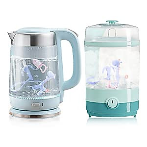 SHARE&CARE Baby Teething Toys for Girls and Natural Organic Fruit Feeder Pacifier/Baby Teether Chew Toys Fresh Food Feeder/ 1 Teethers and 1 Feeder with 3 Silicone Sacs(Purple)