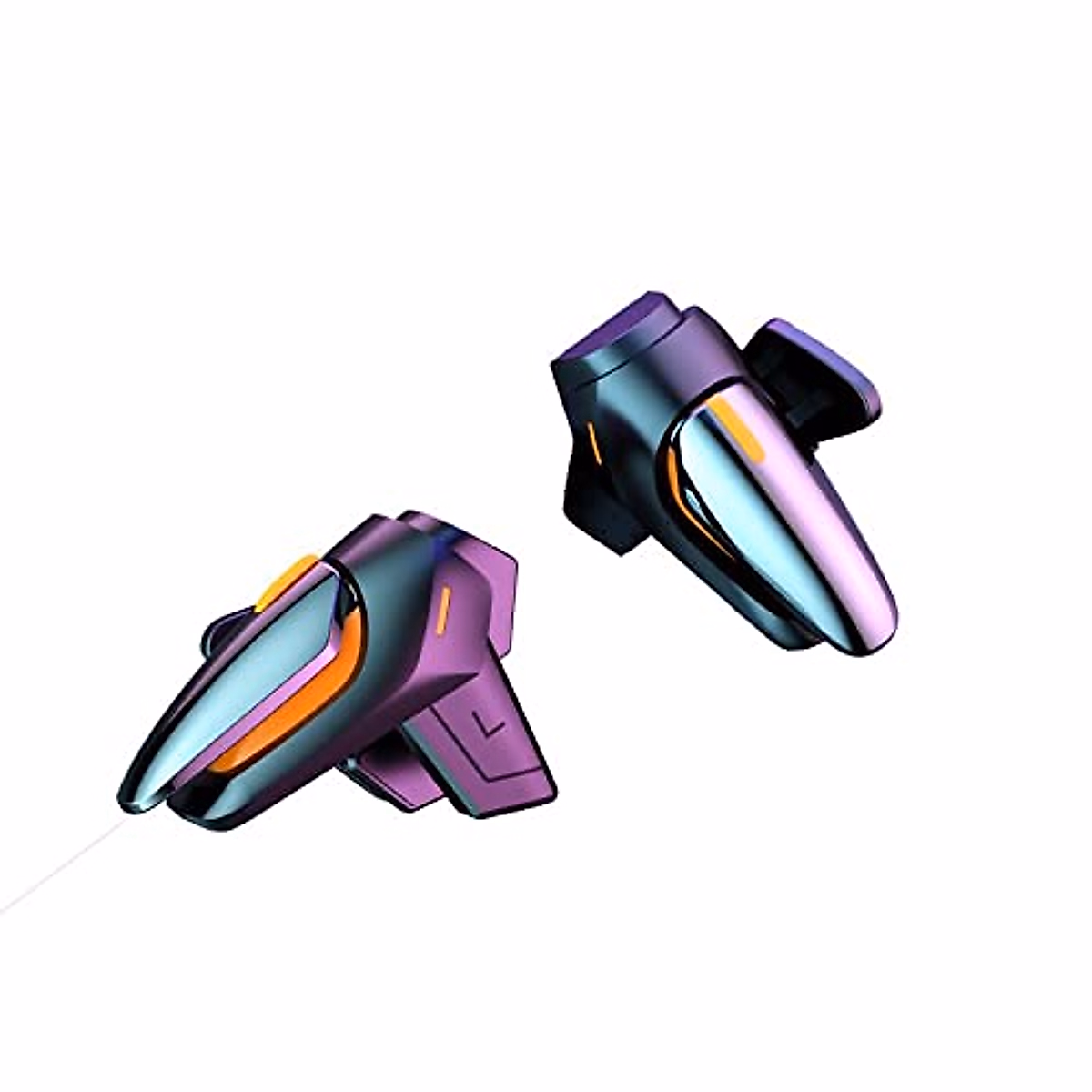 BoxWave Gaming Gear Compatible with Plum Ram Plus LTE (2022) - Touchscreen QuickTrigger, Trigger Buttons Quick Gaming Mobile FPS for Plum Ram Plus LTE (2022) - Jet Black