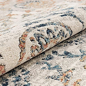 Well Woven Gideon Ivory Vintage Trellis Runner Rug (2'7" x 9'10")