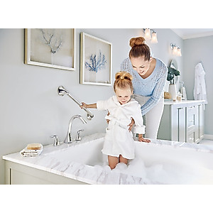 Moen Eva Chrome Two-Handle Deck Mount Roman Tub Faucet Trim Kit, Valve Required, T943