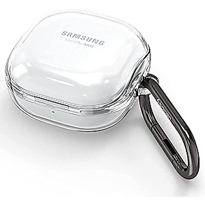 Spigen Ultra Hybrid Designed for Galaxy Buds2 Pro Case (2022) / Galaxy Buds 2 Case (2021) / Galaxy Buds Pro Case (2021) / Galaxy Buds Live Case (2020) - Crystal Clear