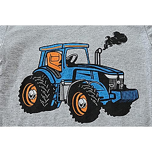 Little Hand Toddler Boys Pajamas Tractor Pjs Set Fall Winter Jammies Kids Pjs Boy Clothes Sets 5t