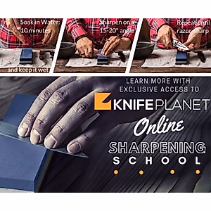 Premium Knife Sharpening Stone Set – 400/1000 and 3000/8000-Grit Professional, Whetstone Set Includes Flattening Stone, Bamboo Base, Leather Strop, Honing Guide, Angle tool and Abrasive Compound