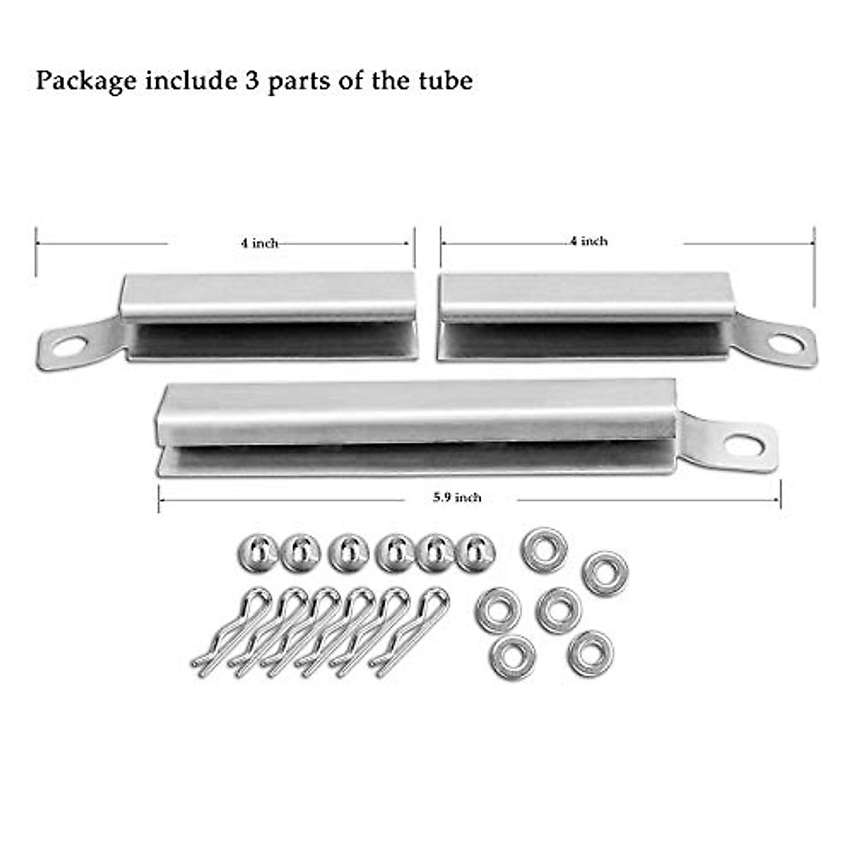 Hisencn Universal Carryover Tube Replacement for Charbroil Advantage 463344116, 463343015, 463344015, 463436215,463241113, 463449914, 463211512, Kenmore 146.34611410, and Others Most Grills Crossover
