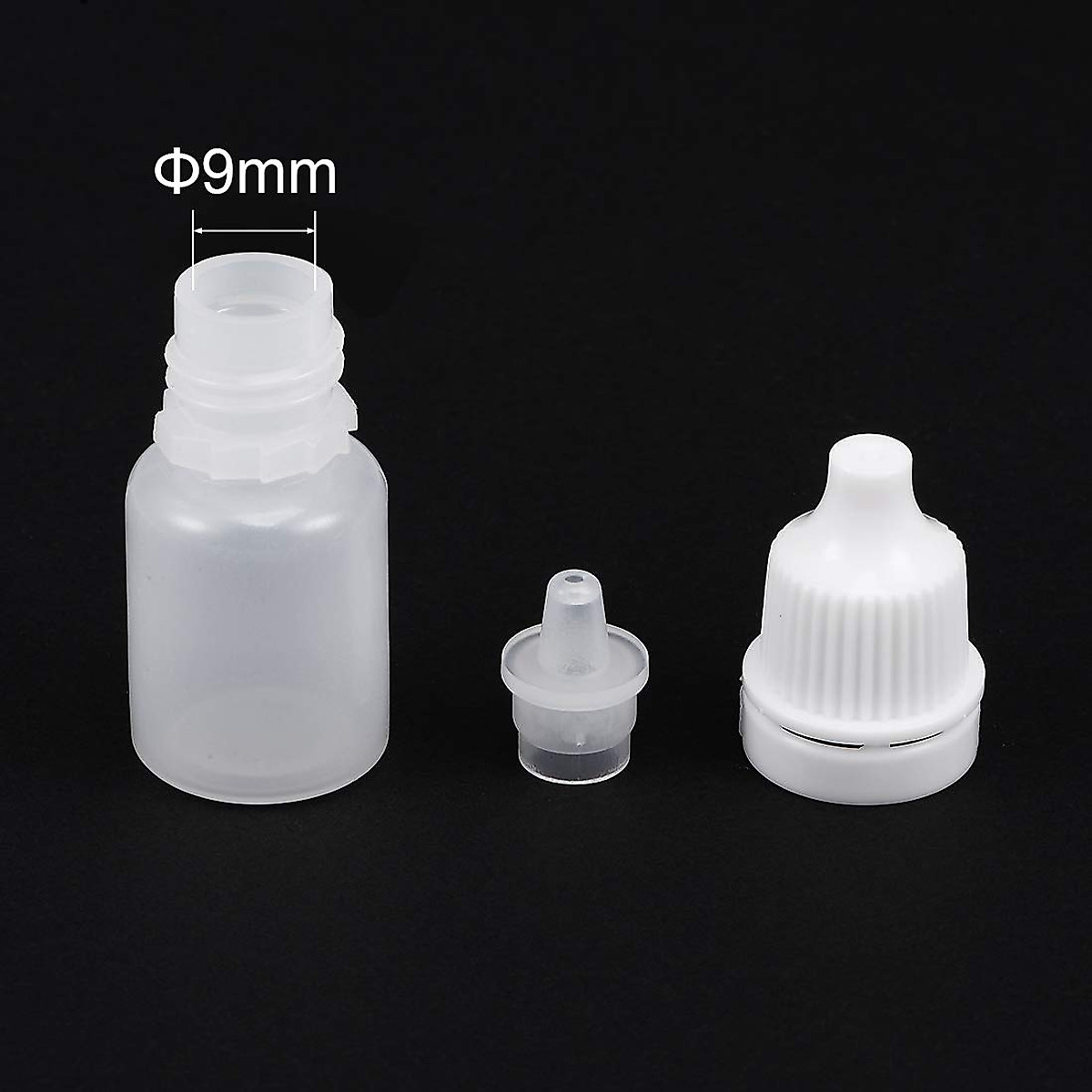 uxcell Plastic Dropper Bottle, 5ml/0.17oz Small Mouth Drop Bottles Empty Squeezable Eye Liquid Dropper Bottle 30pcs