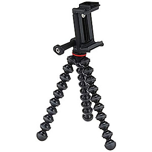 Joby GripTight Smartphone/Action Camera Flexible Tripod Stand Kit, Black/Charcoal, 10 Oz (JB01515)