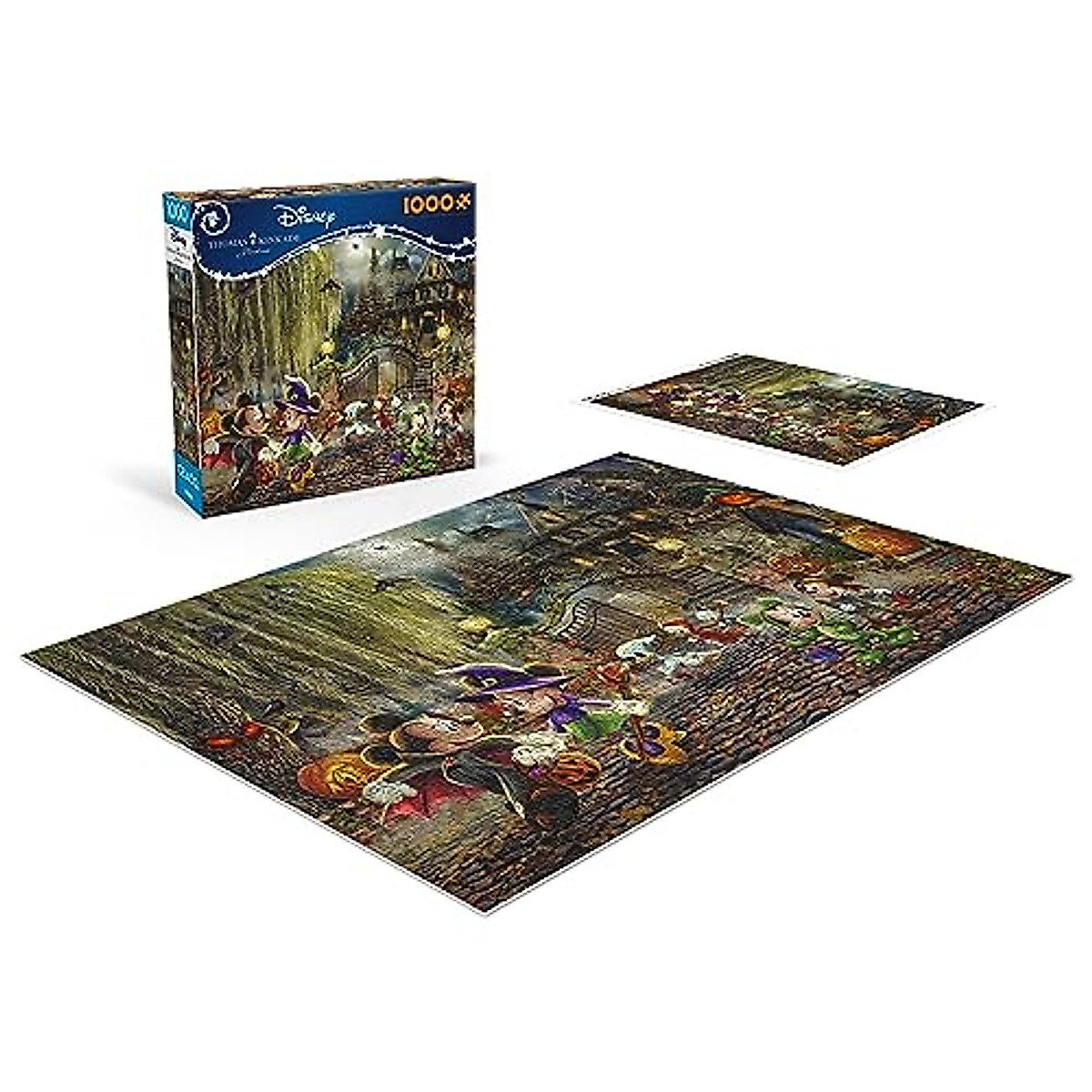 Ceaco - Thomas Kinkade - Disney - Mickey and Minnie Halloween Fun - 1000 Piece Jigsaw Puzzle