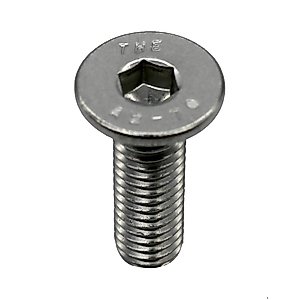 Fullerkreg 18-8 Stainless Steel Hex Drive Flat Head Screw M5 x 0.8 mm Thread, 20 mm Long,Packs of 50