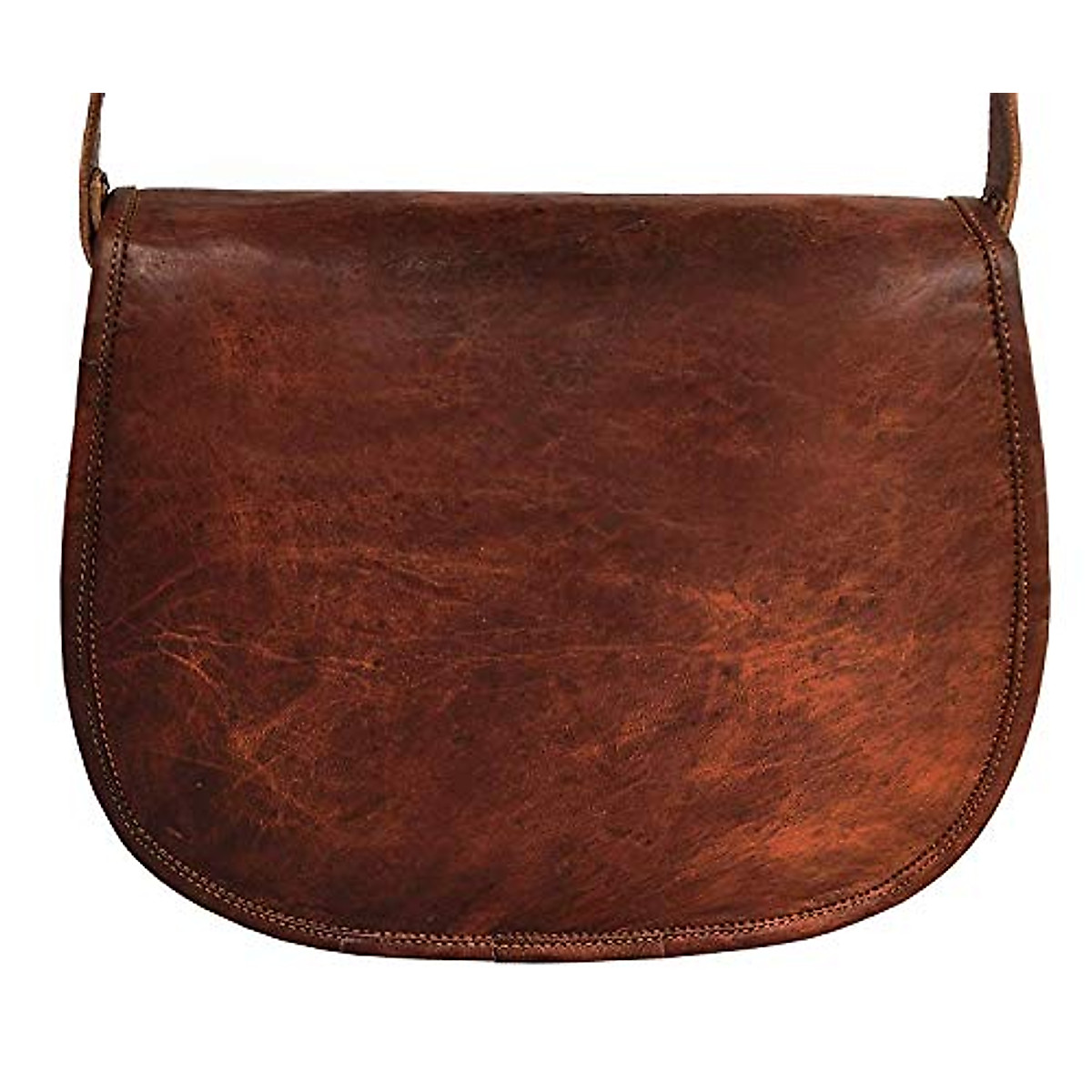 VC 14 Inch Leather crossbody bags Purse Women Shoulder Bag Satchel Ladies Tote Travel Purse full grain Leather