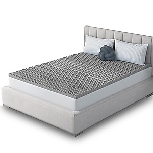 Vibe 2” Cool Pod Convoluted Gel Memory Foam Mattress Topper, California King