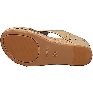 Corkys Footwear Women's Carley Taupe Wedge Taupe 9 M