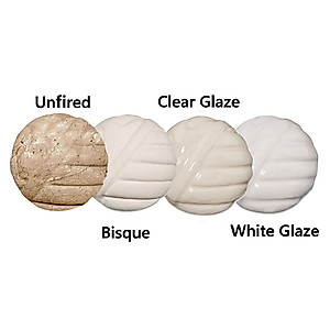 Old Potters Mid High Fire White Stoneware Clay for Pottery | Cone 5 - 10 | Ideal for Wheel Throwing, Hand Building, Sculpting | Great for All Skill Levels | Greenware Clay, 10 lbs.