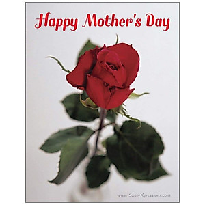 Happy Mothers Day Rose Refrigerator Magnet