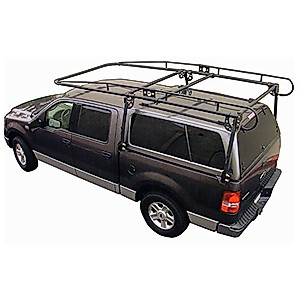 Paramount Automotive Restyling 19601 Full Size Camper Shell Contractors Rack for Long-Short Bed, black