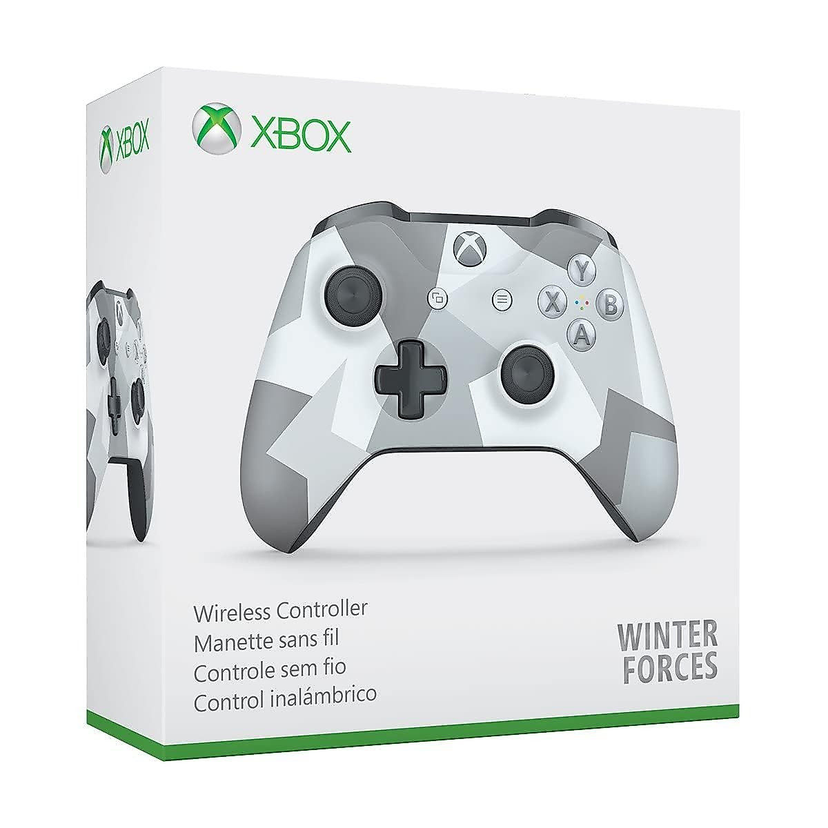 Microsoft XBOX One Wireless Video Gaming Controller, Winter Forces Special Edition (Renewed)