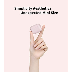 Edifier X3 to U True Wireless Earbuds, Qualcomm AptX Audio Bluetooth 5.0 Headphones, CVC 8.0 Noise Cancellation IP55 Dust and Waterproof Ear Buds, Voice Assistant USB C Earphones Pink