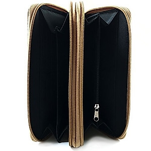 Justin West Camouflage Tree Branches Bling Rhinestone Cross Wings Buckle Crossbody Chain Messenger and Purse (Buckle Green Handbag Wallet Set)