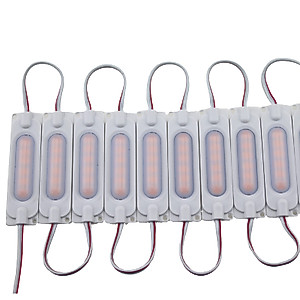 REXTiN Super Bright 200pcs 6 LED Module Lights for Letter Sign Advertising Signs 5050 led Sign Lights Waterproof with Tape Adhesive Backside (Warm White)