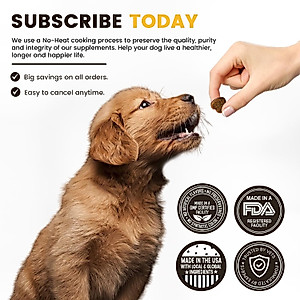 Allergy and Itch Skin Supplement | Immune Support Chews with Probiotics, Turmeric, Omega 3, Colostrum | Dog Chews for Gut & Digestive Health, Seasonal Allergies, Nose Congestion