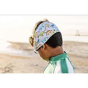 Splash Place SWIM GOGGLES with Fabric Strap - DINO | Fun, Fashionable, Comfortable - Adult & Kids Swim Goggles