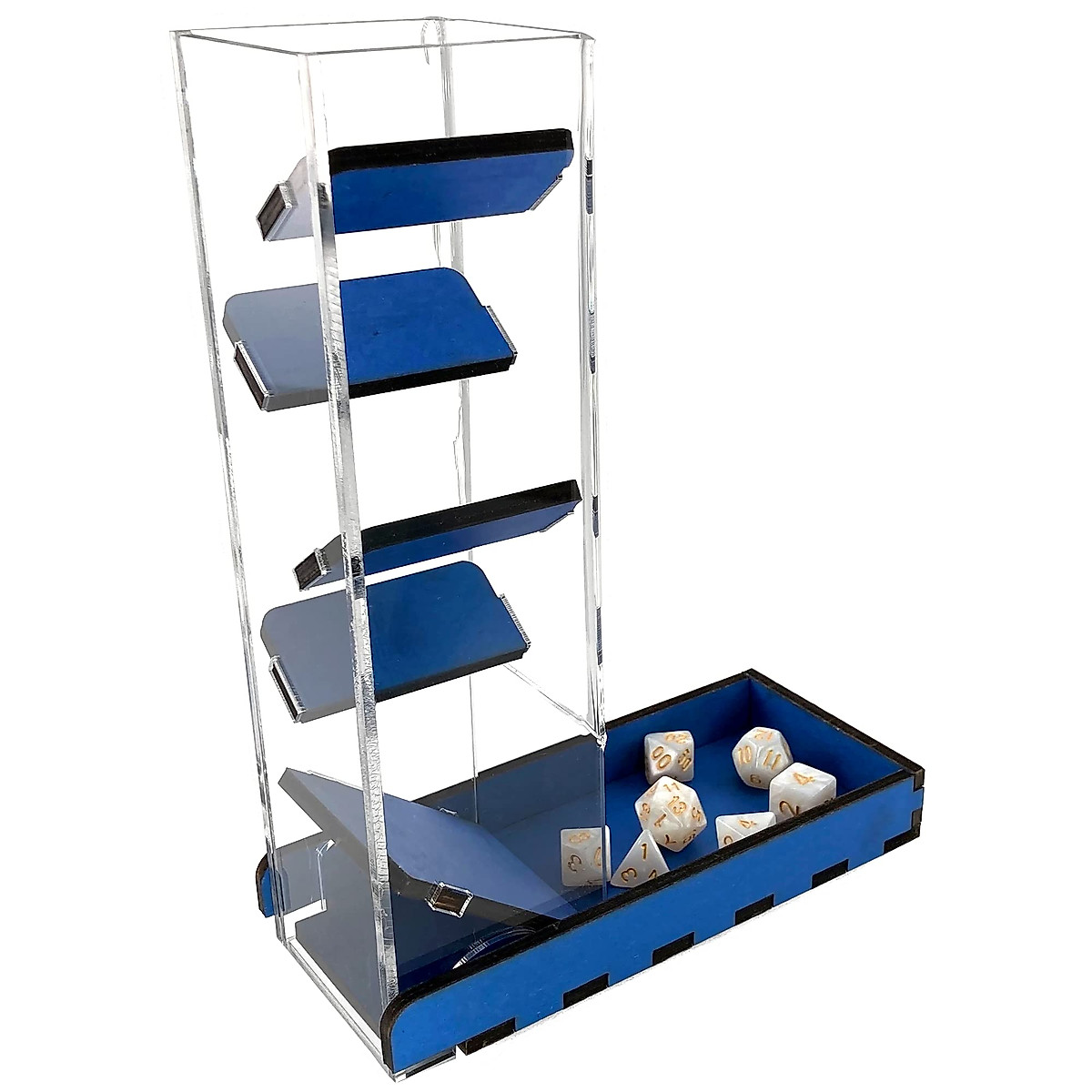 C4Labs Tall 10″ Dice Tower & Basic Tray – Chroma Series – Purple