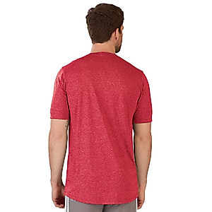 Vevo Active Mens Tech Tee M RedHeather