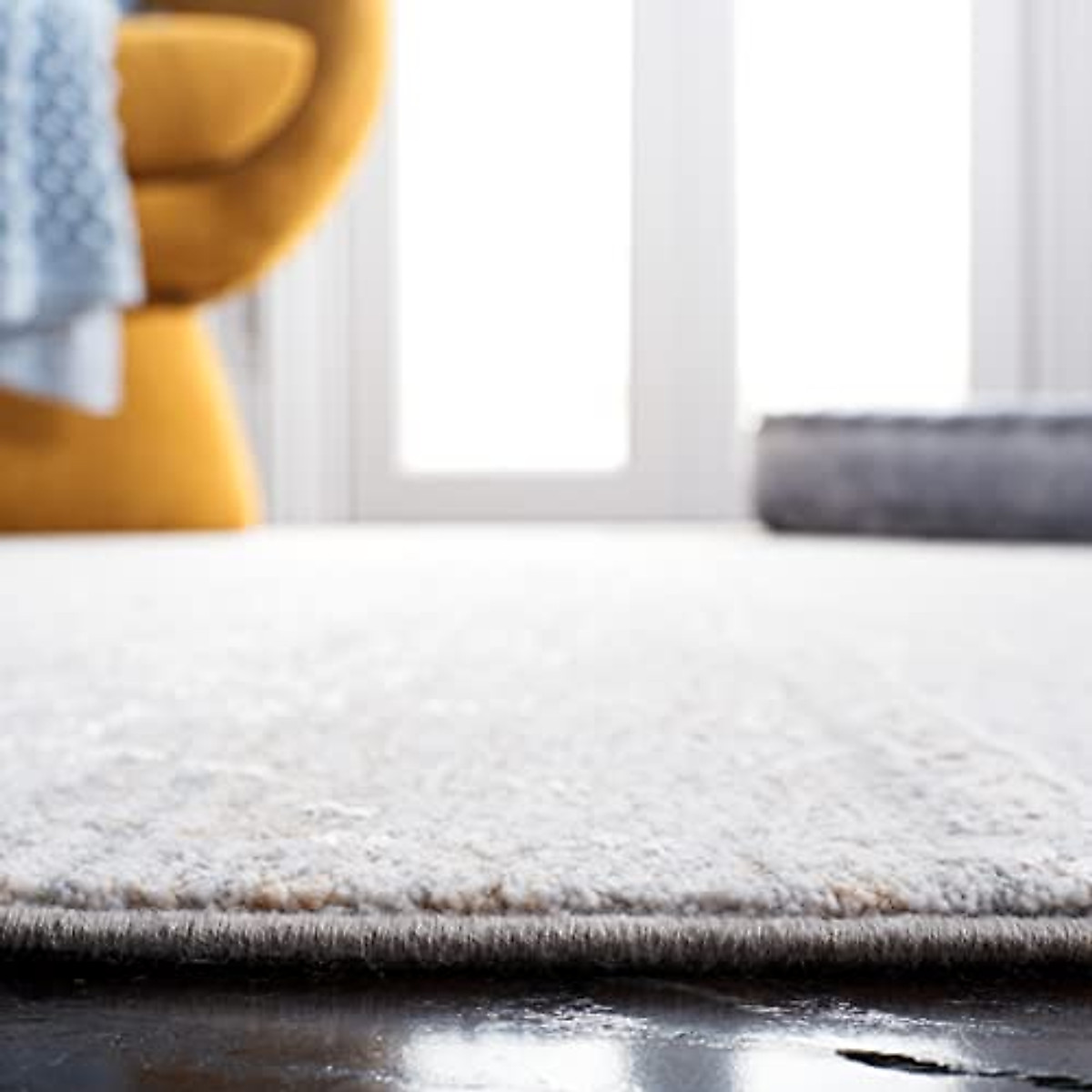 Safavieh Marmara Collection 8'0" x 10'1" Grey/Beige Blue MRM300F Modern Contemporary Area Rug