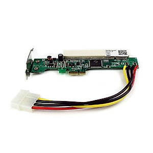 StarTech.com PCI Express to PCI Adapter Card - PCIe to PCI Converter Adapter with Low Profile / Half-Height Bracket , TAA (PEX1PCI1)