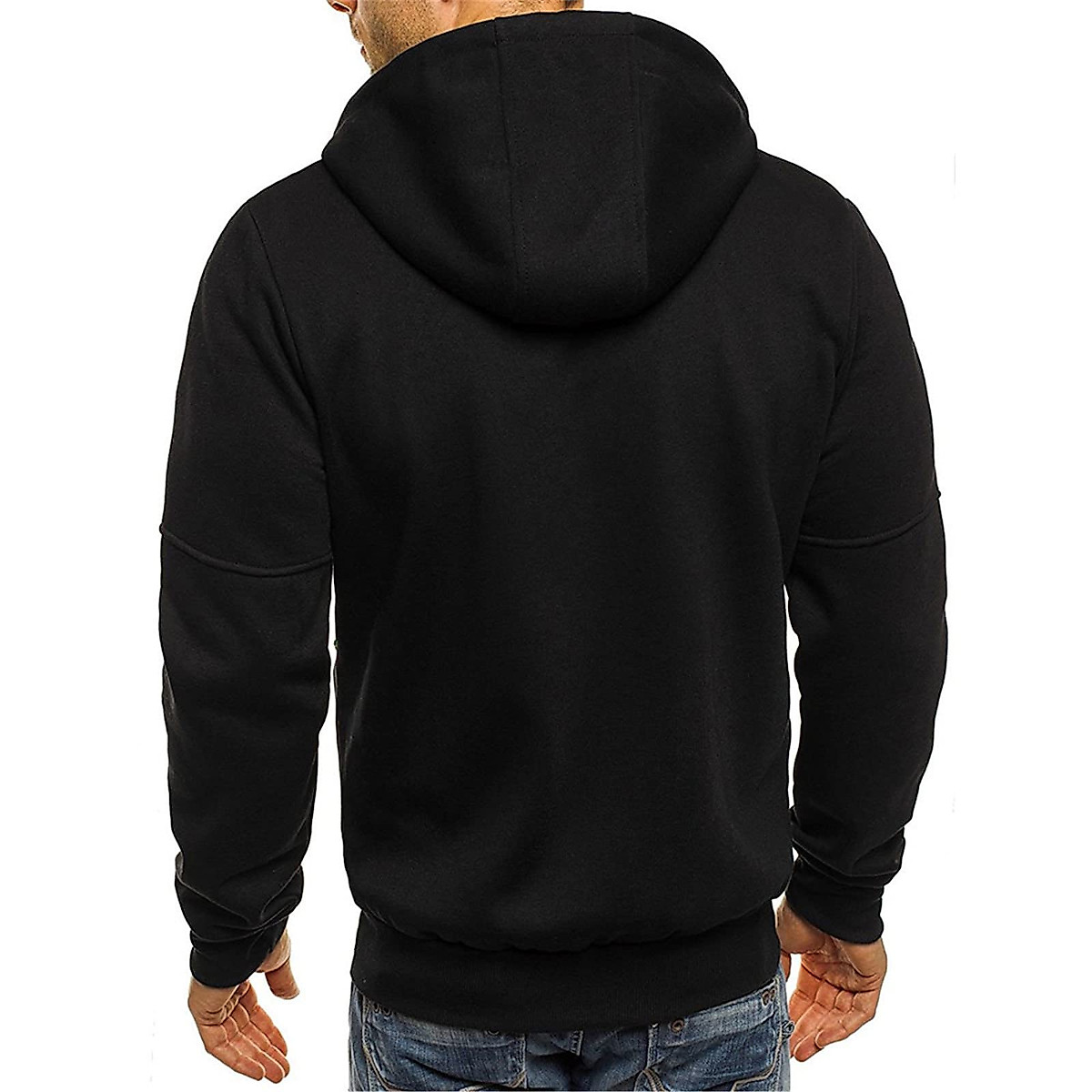 Brnmxoke Friday Balck Deals 2023 Men's Hoodies Zip Up Lightweight Casual Sweatshirts Jackets Long Sleeve Sport Outdoor Pockets Hoodie Trendy Clothes Sudadera Con Capucha para Hombre