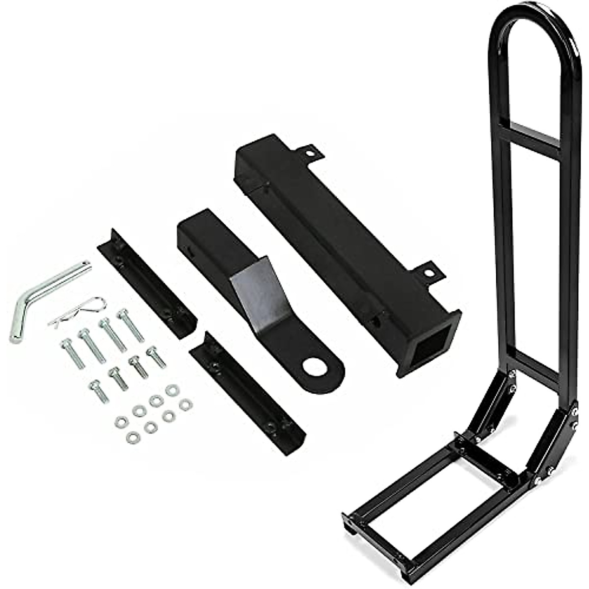 Golf Cart Rear Seat Safety Grab Bar with Trailer Hitch for Club Car EZGO Yamaha